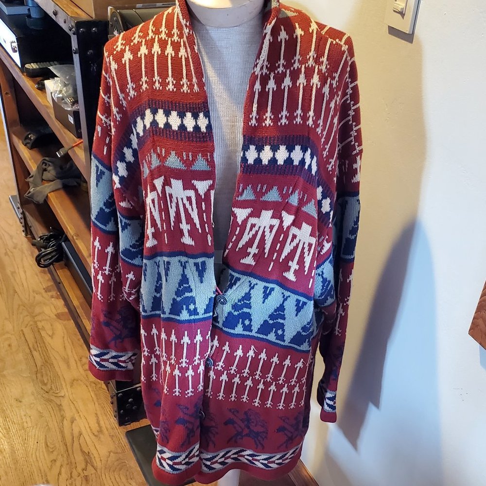 Vintage, Western/Native American Sweater (70's) - Gem